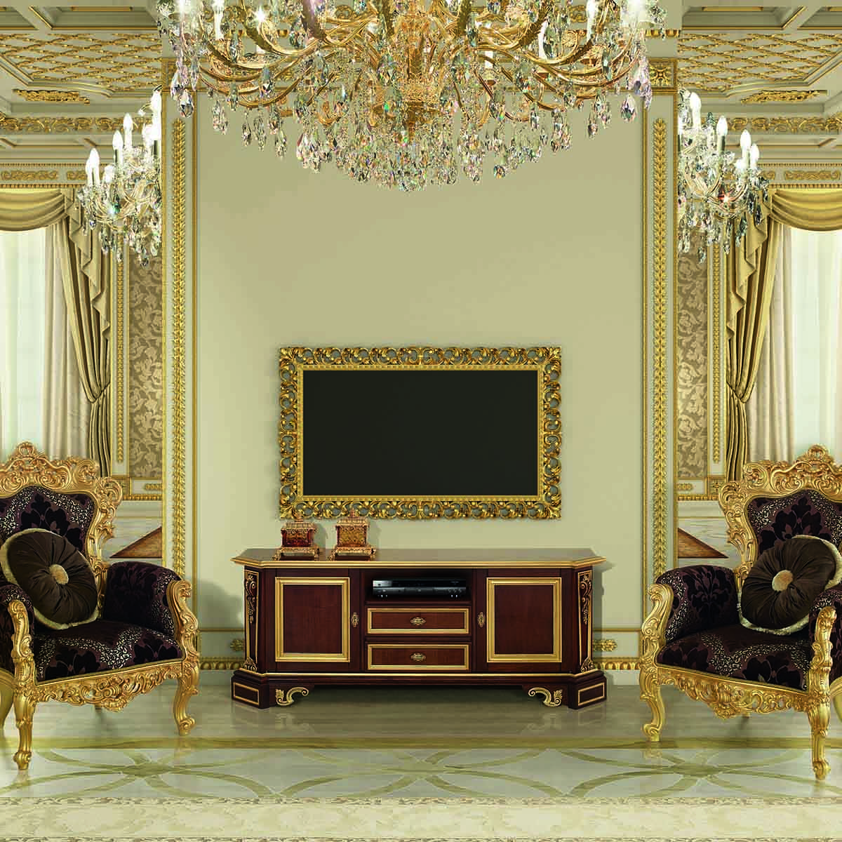TV Units ⋆ Luxury Italian Classic Furniture